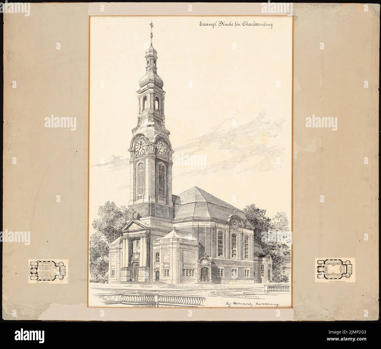 March Otto (1845-1913), Evangelical Church in Berlin-Charlottenburg ...