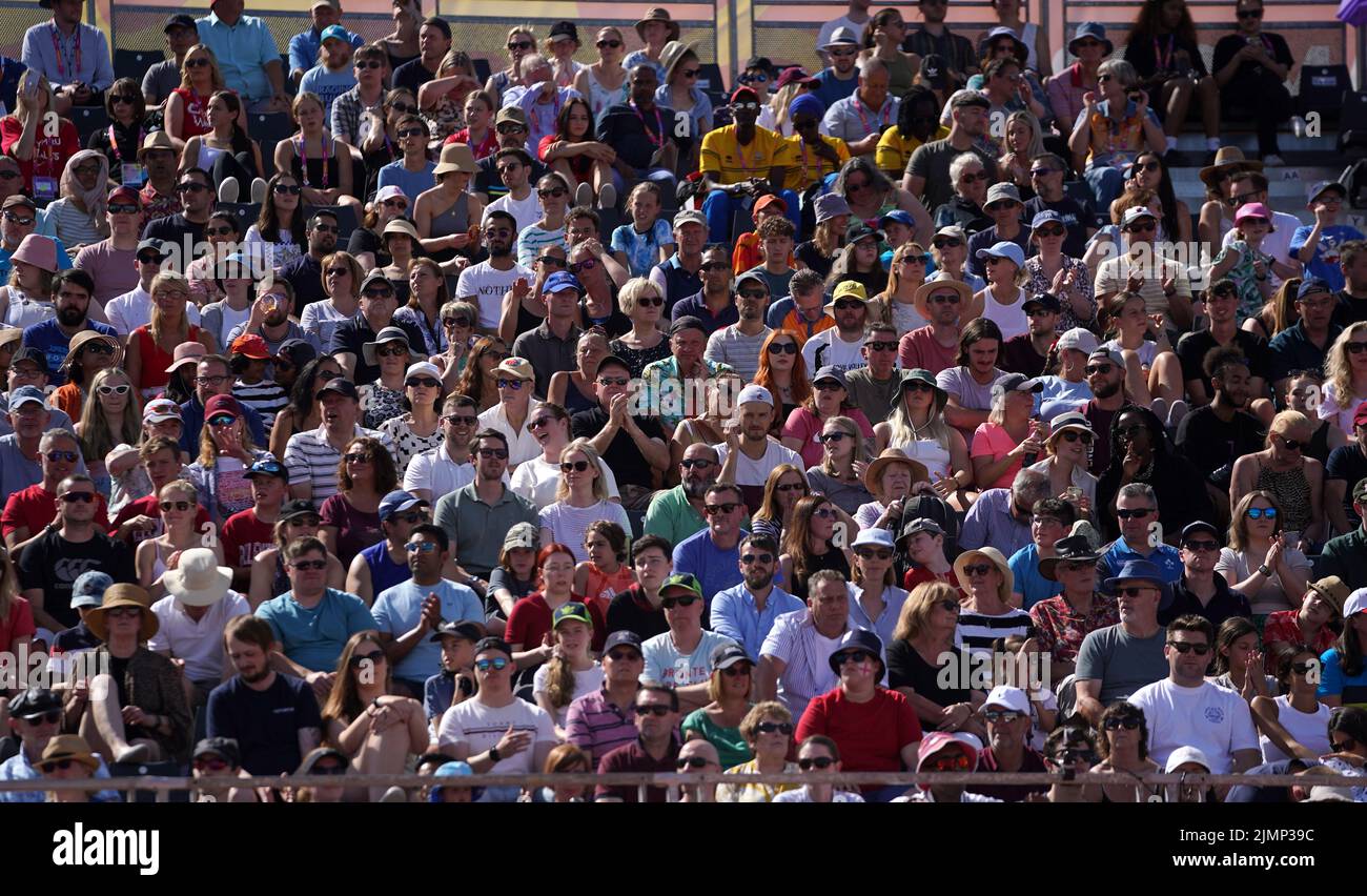 A general view of spectators at Smithfield on day ten of the 2022 ...