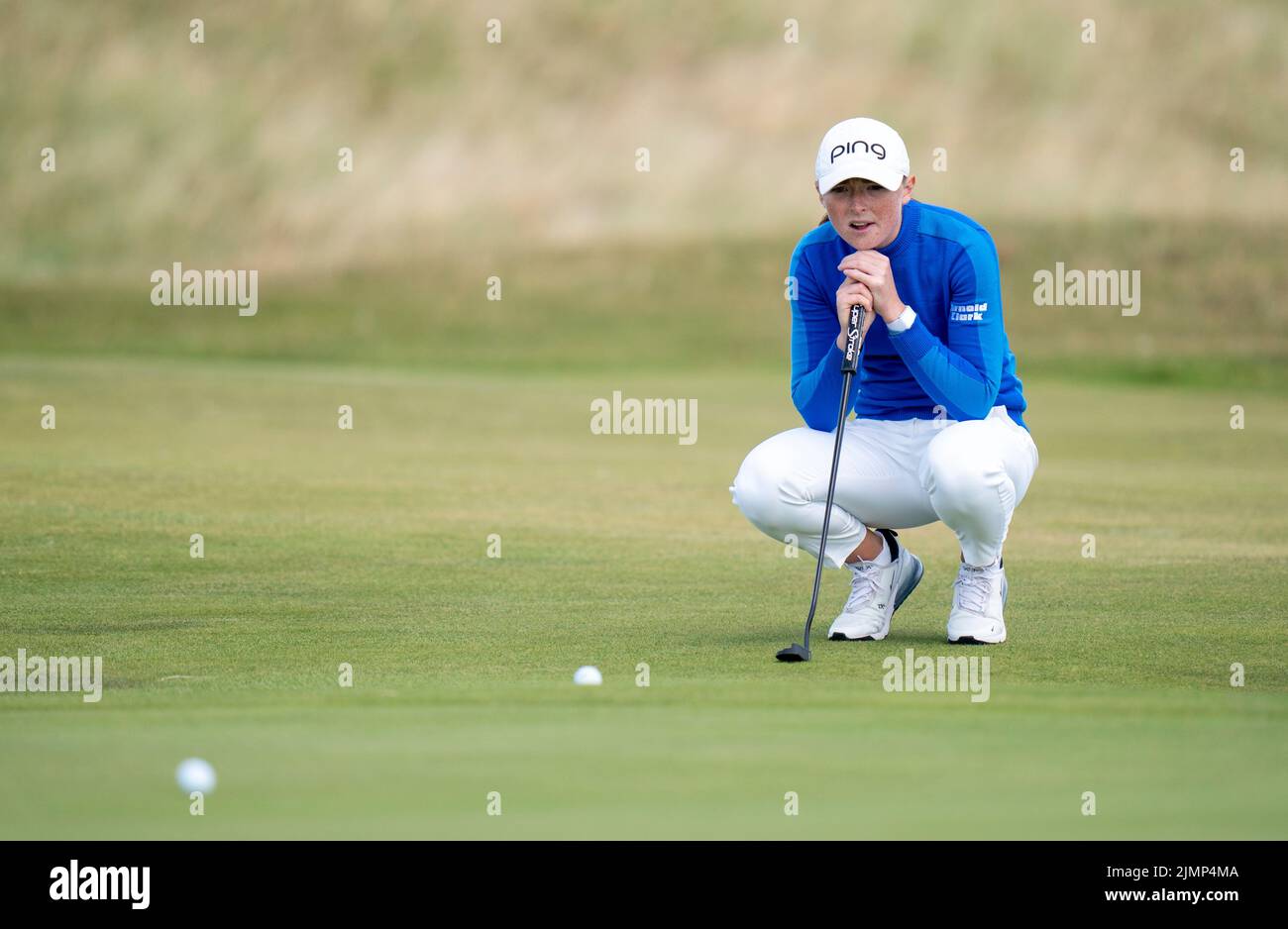 Scotland’s Louise Duncan on the 12th green during day four of the AIG ...