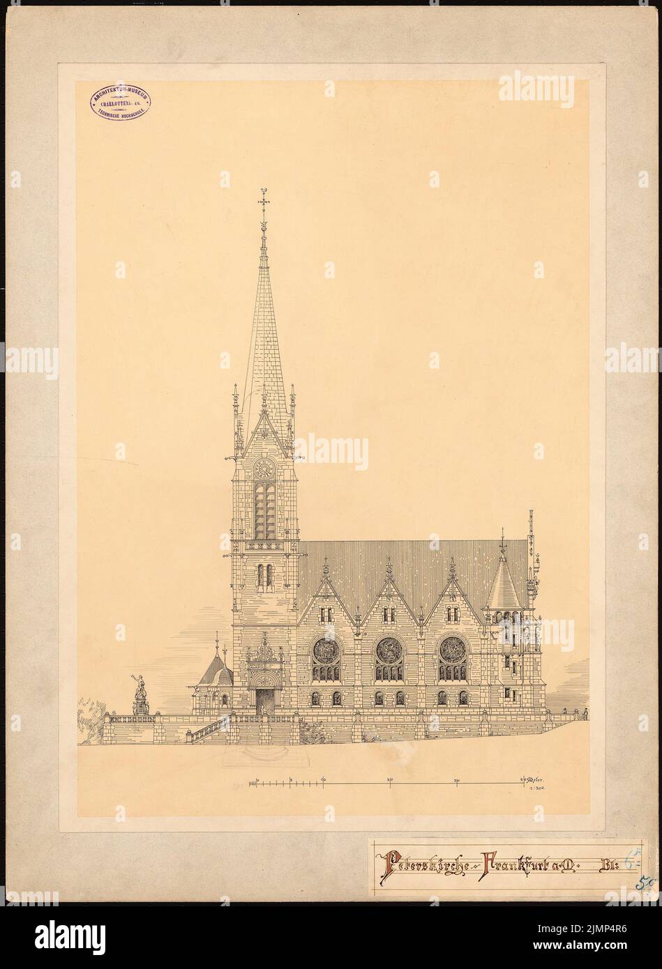 Peterskirche in frankfurt main 1891 hi-res stock photography and images ...