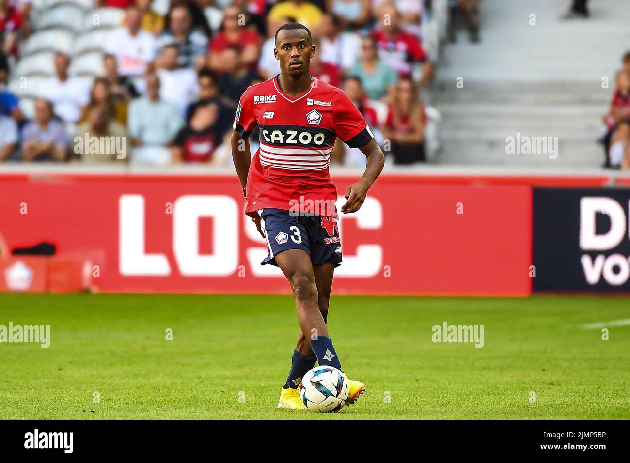 LILLE, FRANCE - AUGUST 7: Tiago Djalo of Lille during the French Ligue ...