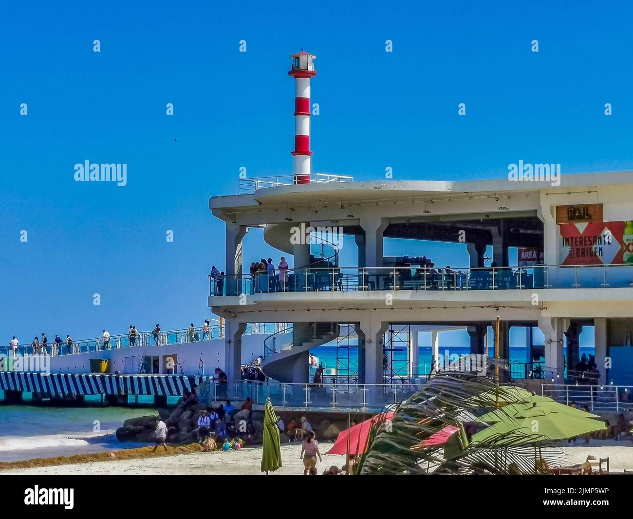 Playa del Carmen Mexico 14. May 2022 Ultramar Ferry to Cozumel island ...