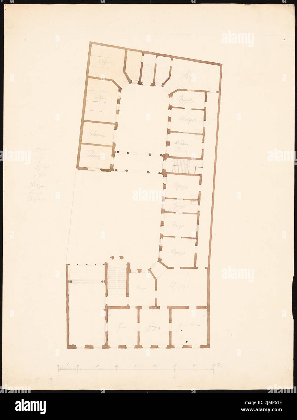 Knoblauch Eduard (1801-1865), Palais Wilhelmstraße 70a in Berlin ...