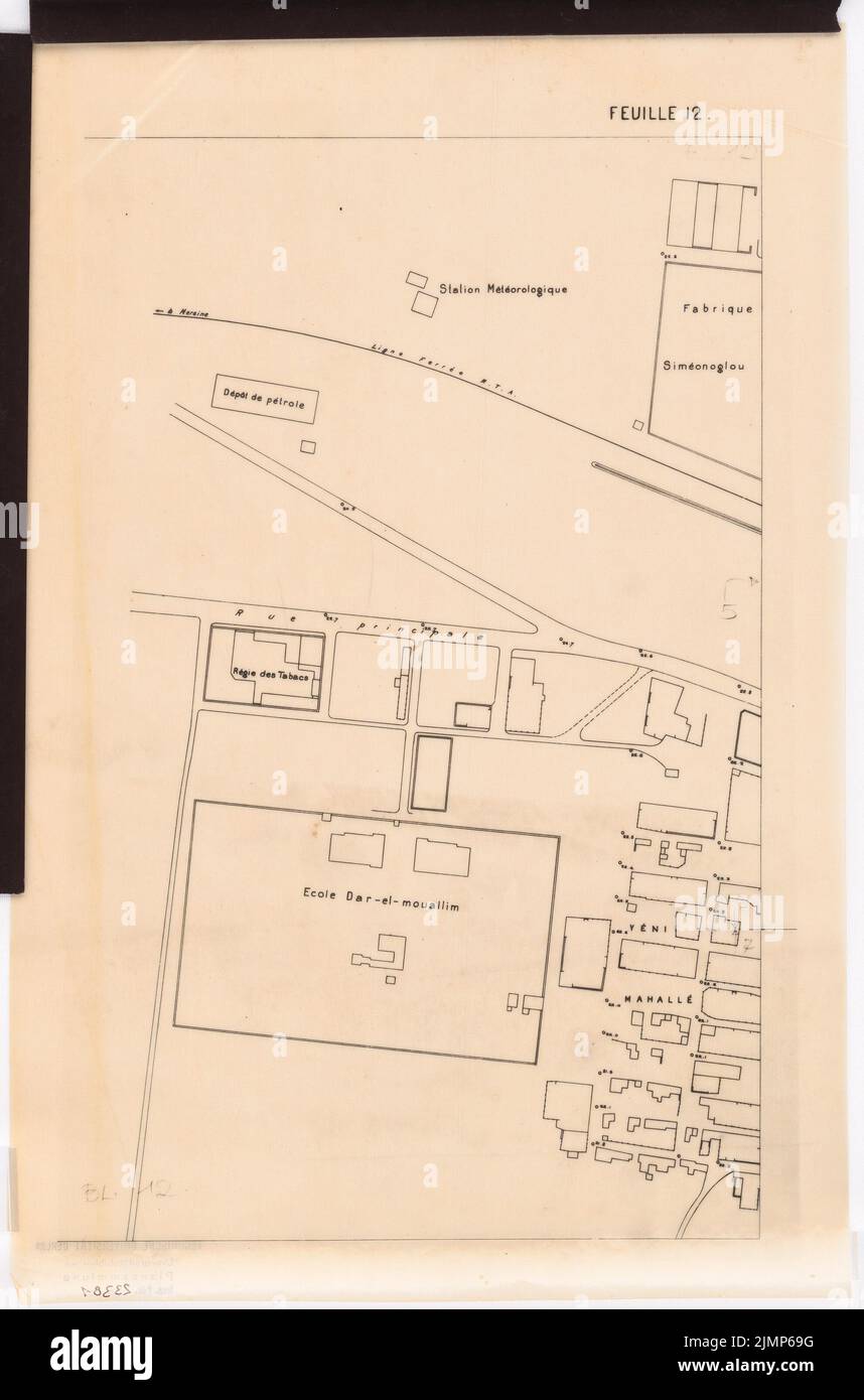 Jansen Hermann (1869-1945), urban planning in Adana (08.1918): Planning ...