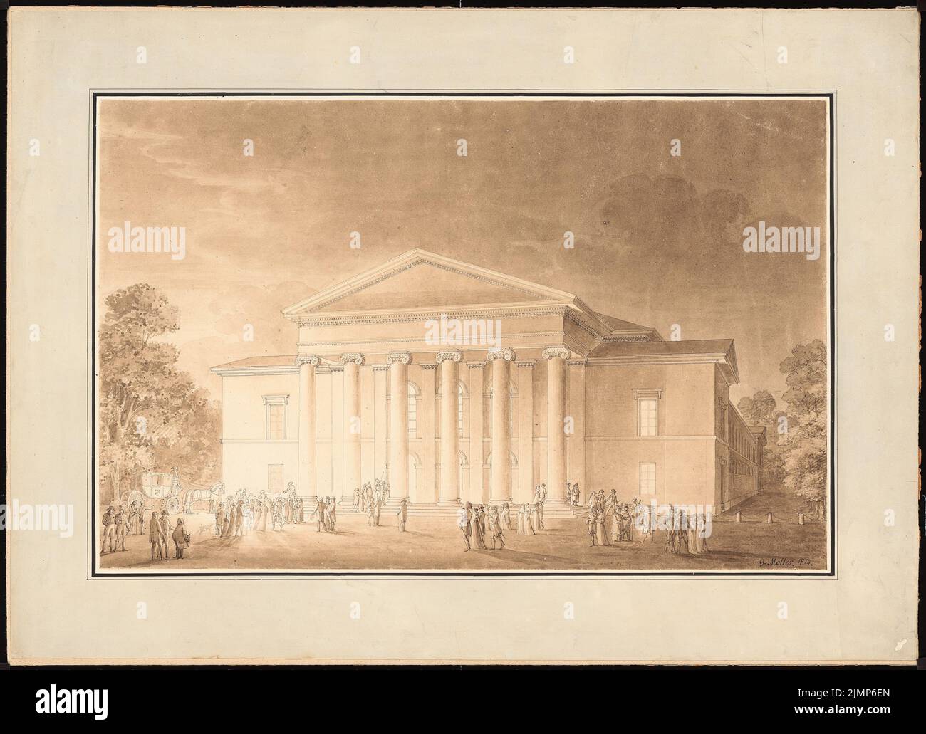 Moller georg 1784 1852 hoftheater hi-res stock photography and images ...