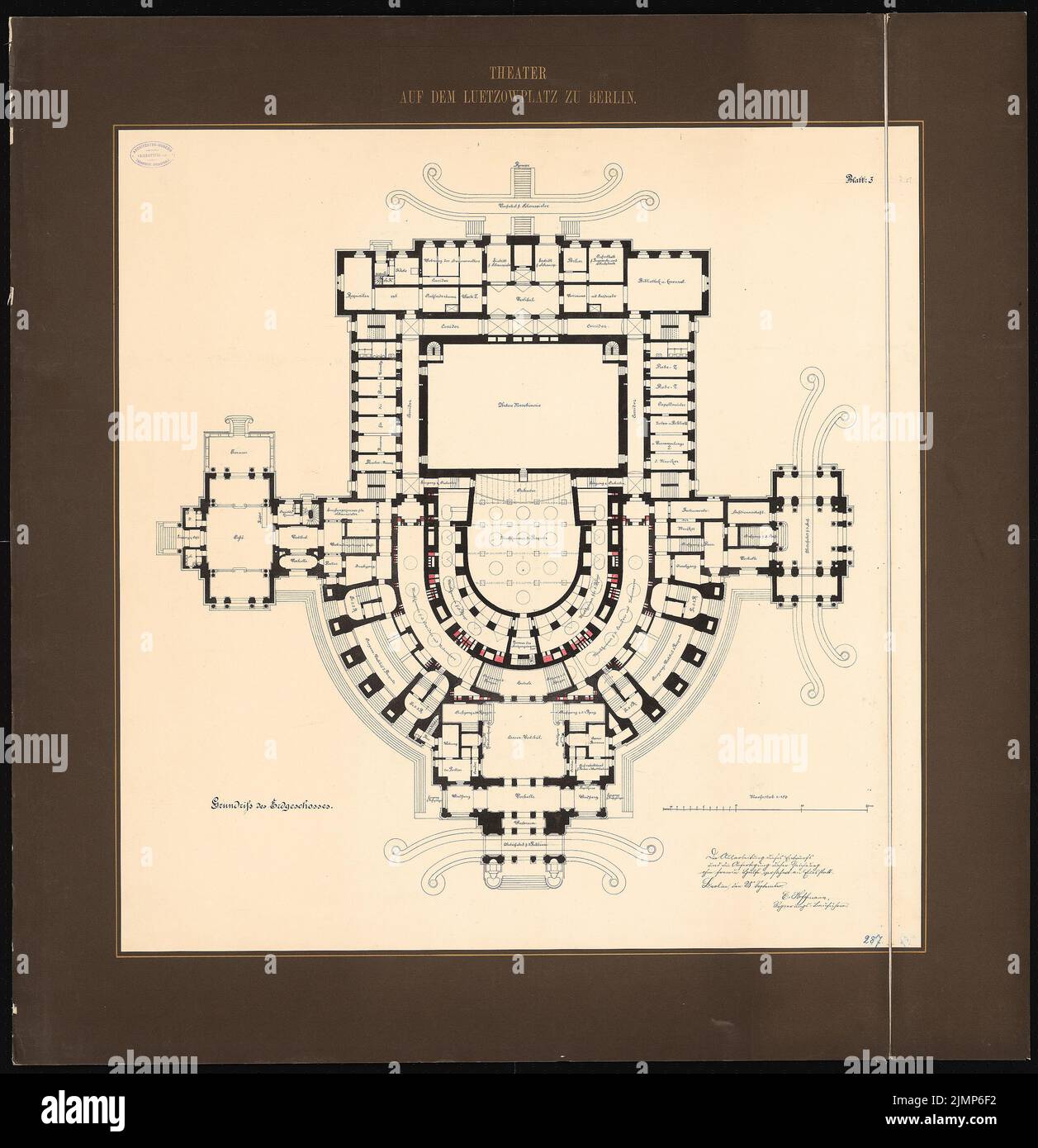 Berlin 1845 grundriss hi-res stock photography and images - Alamy