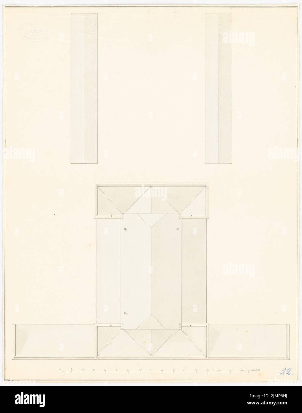 Moller Georg (1784-1852), Kurhaus in Bad Homburg/Höhe. 5. Project (1830 ...