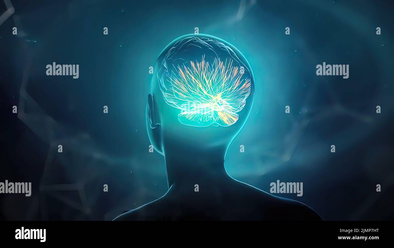 Neural activity of brain hi-res stock photography and images - Alamy