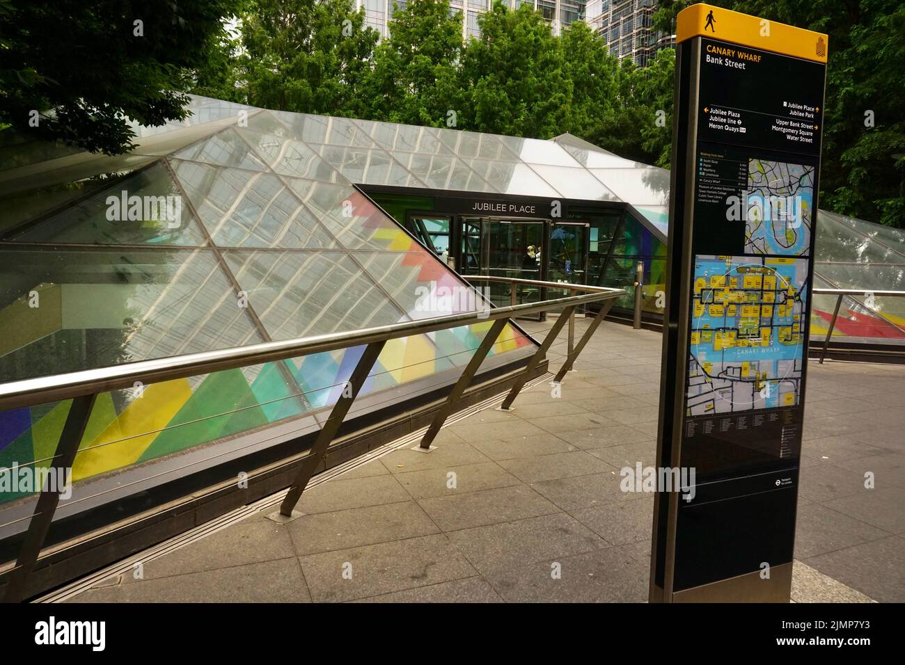 Jubilee Place in Canary Wharf, London, United Kingdom Stock Photo - Alamy