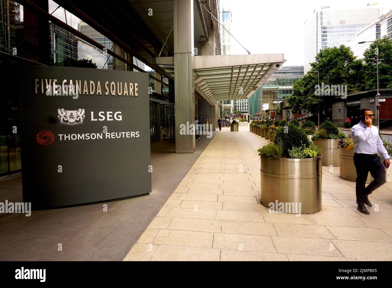 Five Canada Square in Canary Wharf, London, United Kingdom Stock Photo ...