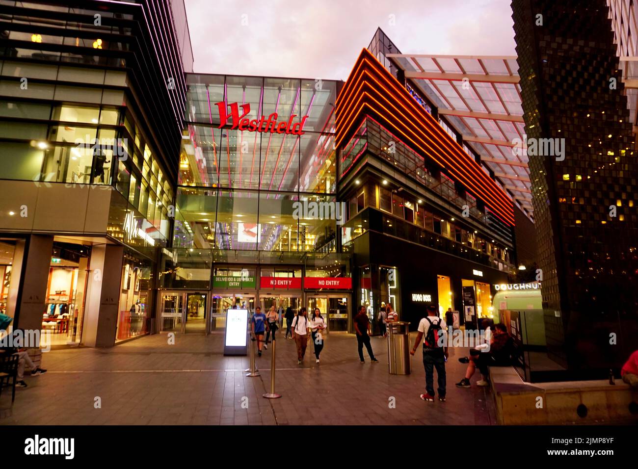 Westfield Shopping Centre Stock Photo - Alamy