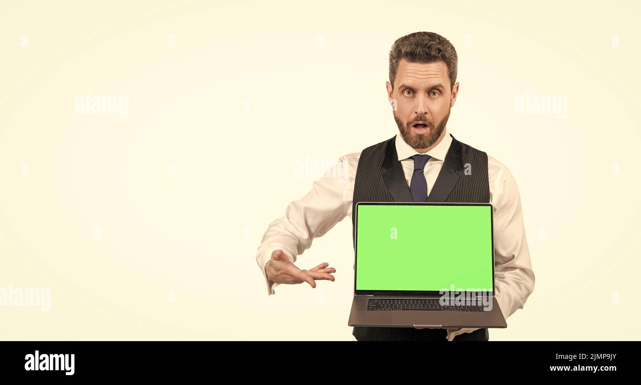 Business presentation on computer hi-res stock photography and images ...
