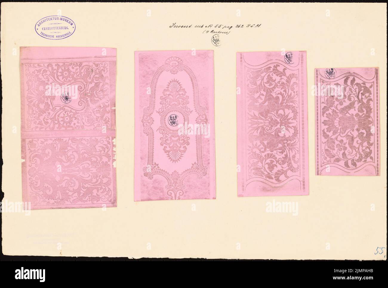 Stier Gustav (1807-1880), silver press pattern for Ehrenburg (1842-1842 ...