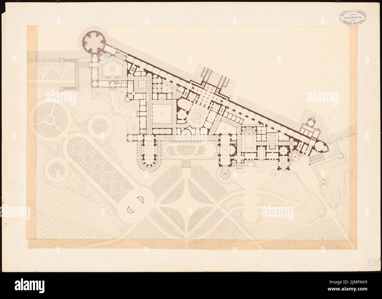 Stier wilhelm 1799 1856 rekonstruktion der villa tusci in der hi-res ...