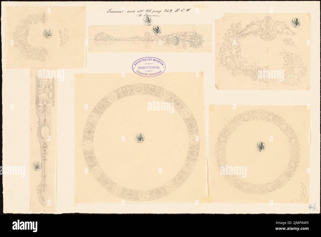 Stier Gustav (1807-1880), silver press pattern for Ehrenburg (1842-1842 ...