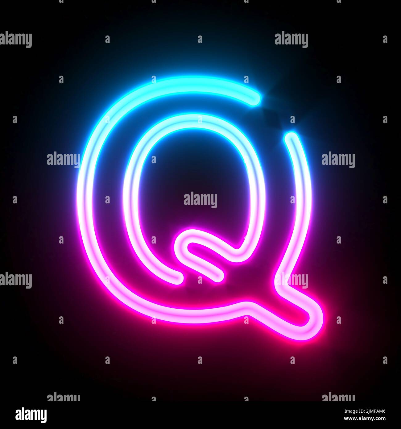 Neon letter q hi-res stock photography and images - Alamy