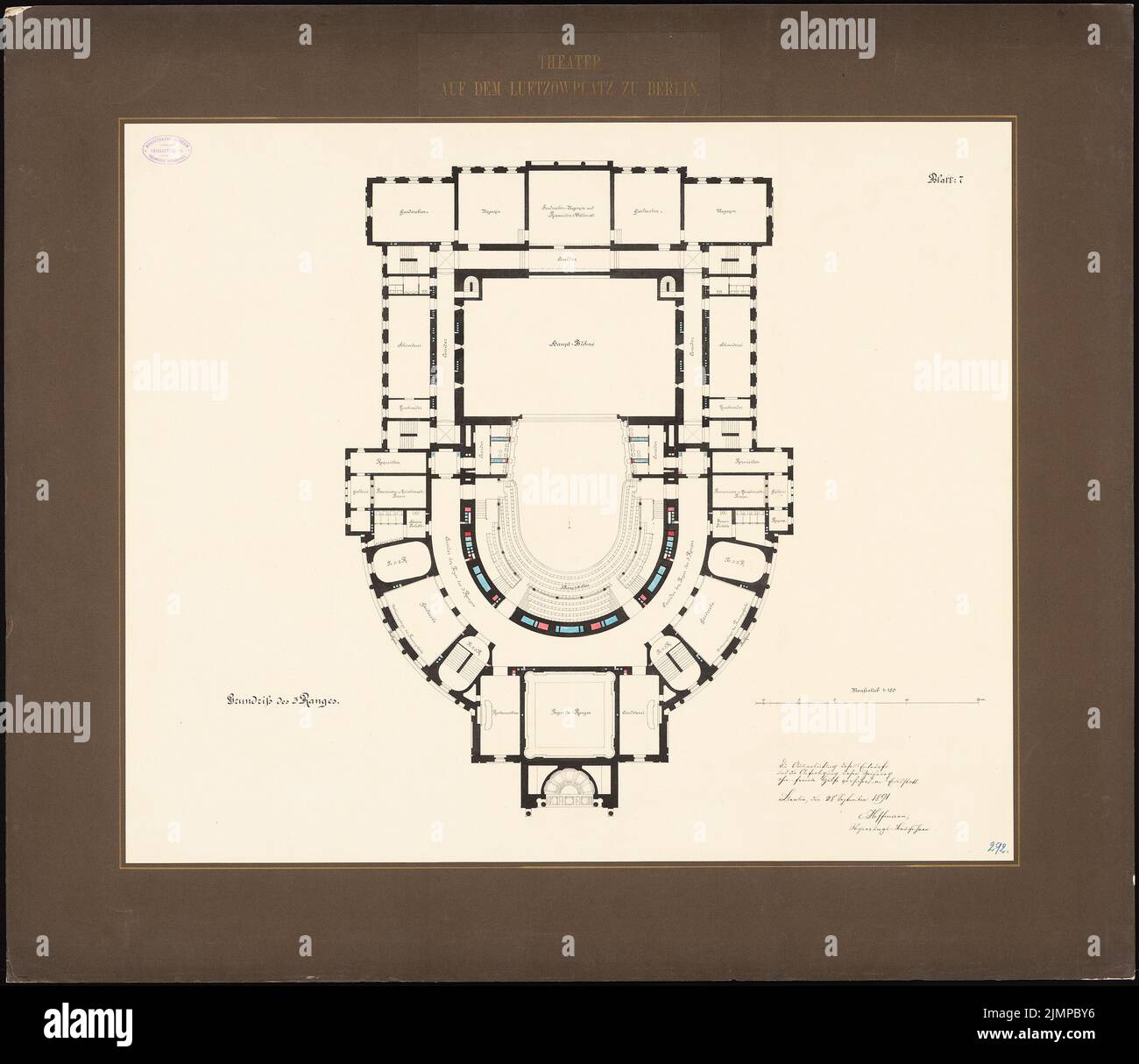 Berlin 1845 grundriss hi-res stock photography and images - Alamy