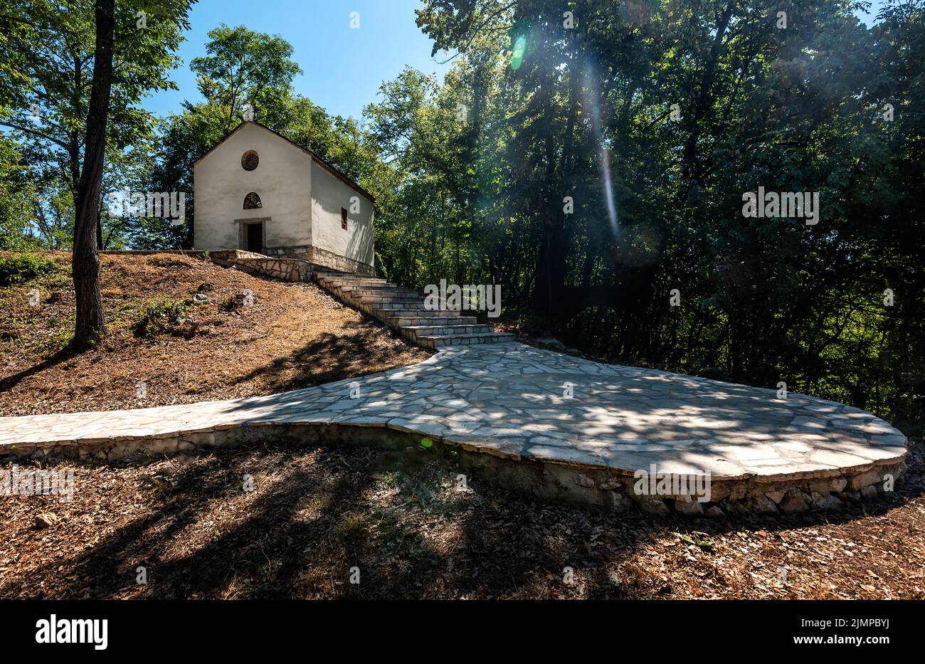 Orthodox Christian Monastery. Serbian Monastery Ilinje (Manastir Ilinje ...