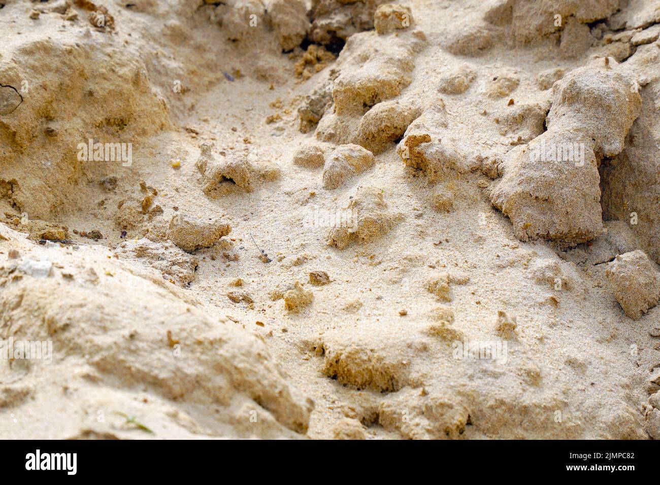 Abstract view of yellow sand Stock Photo - Alamy