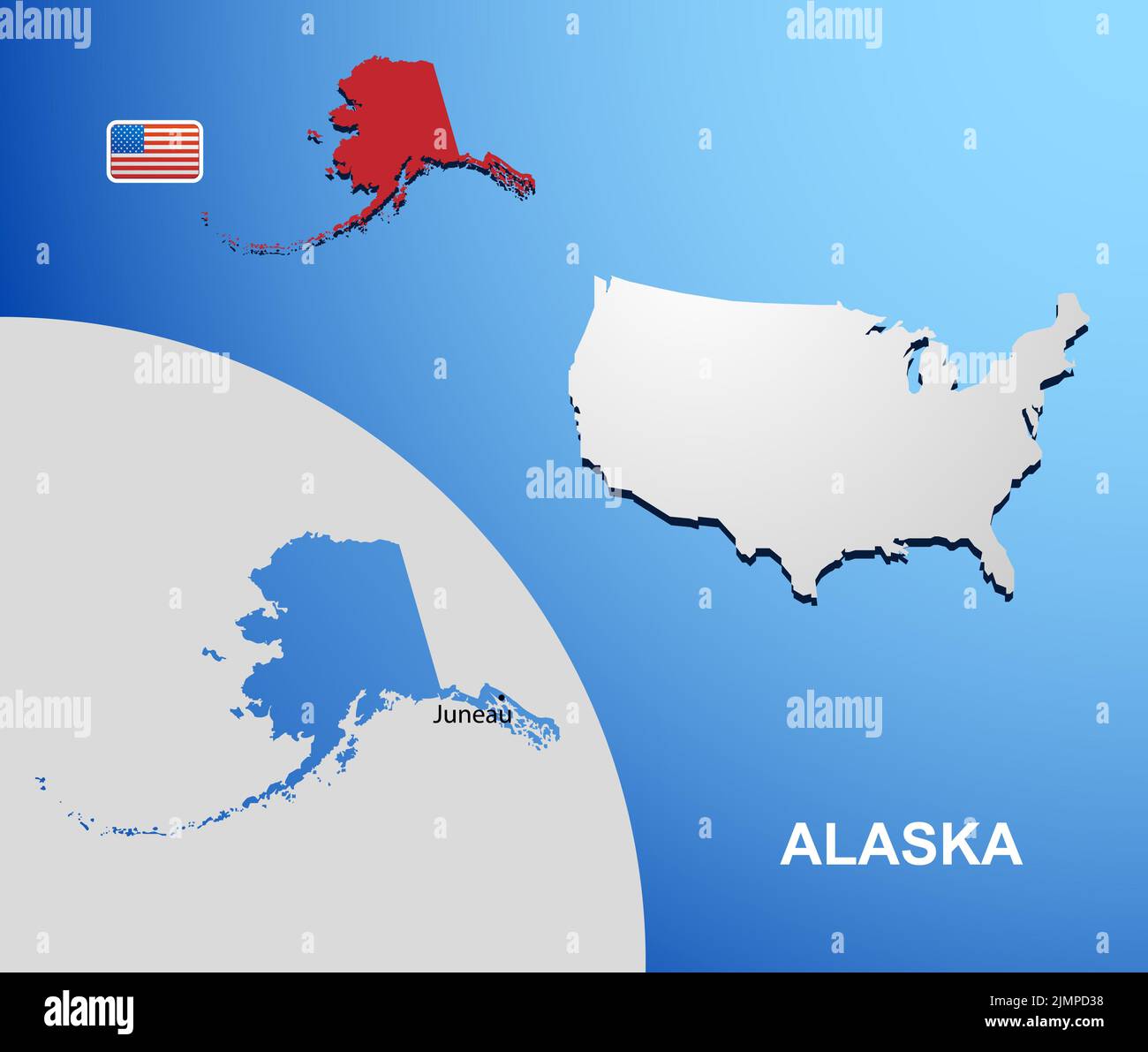 Alaska globe hi-res stock photography and images - Alamy