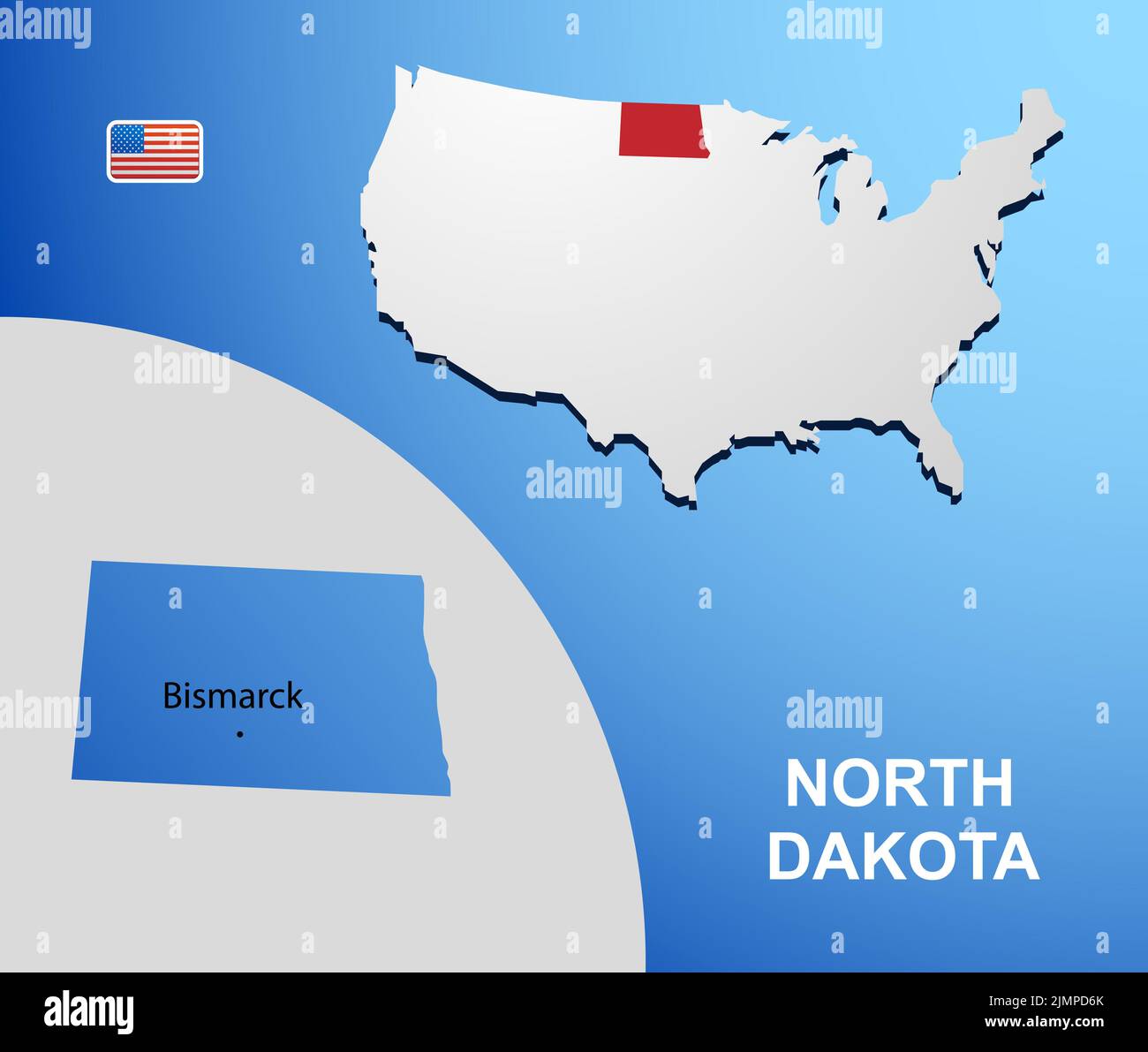 South dakota map new hi-res stock photography and images - Alamy