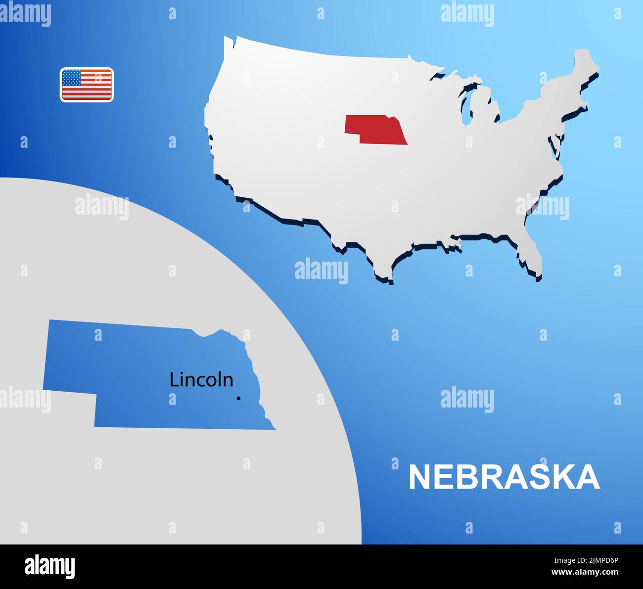 Nebraska drawing hi-res stock photography and images - Alamy