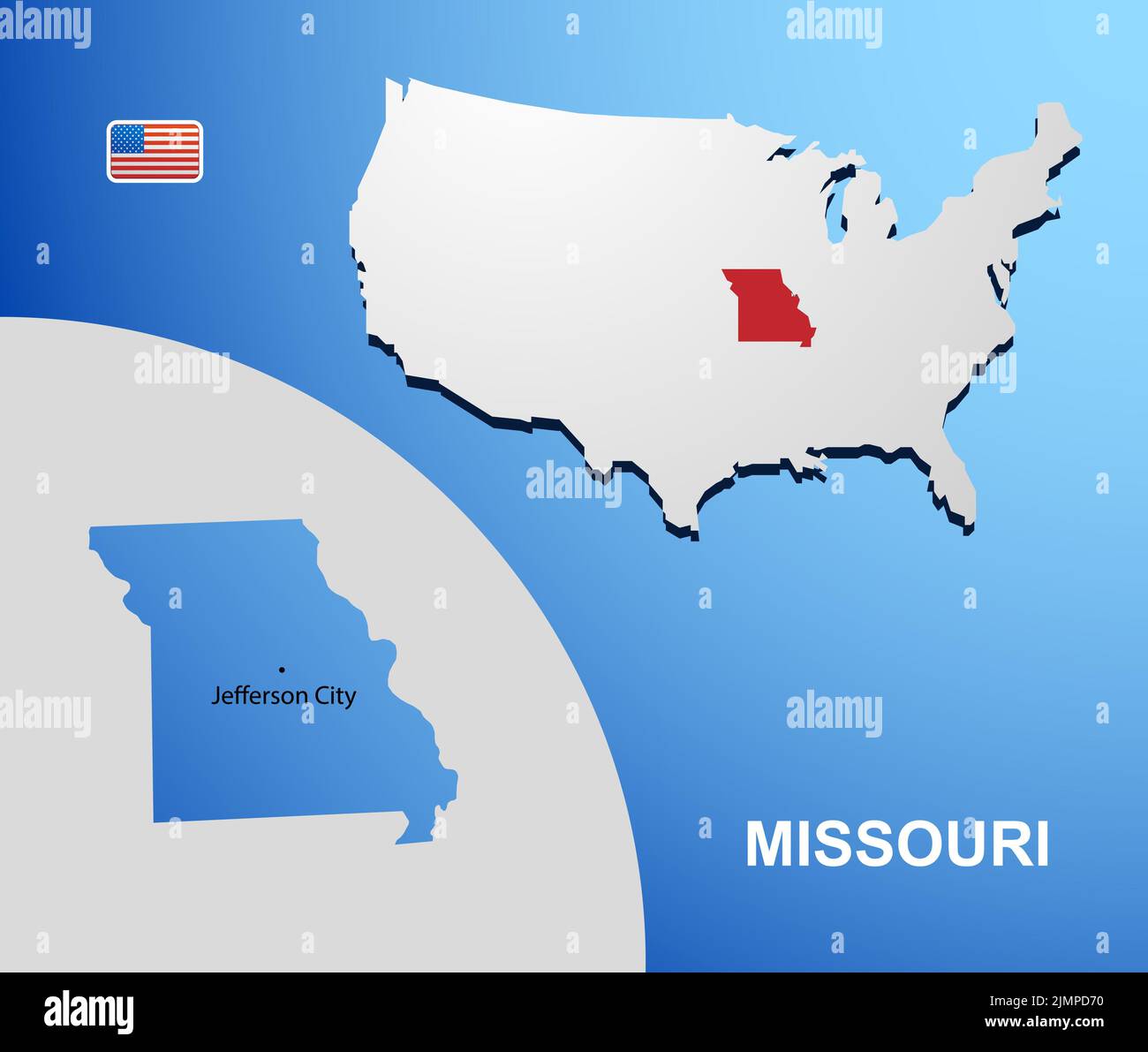 Missouri drawing hi-res stock photography and images - Alamy
