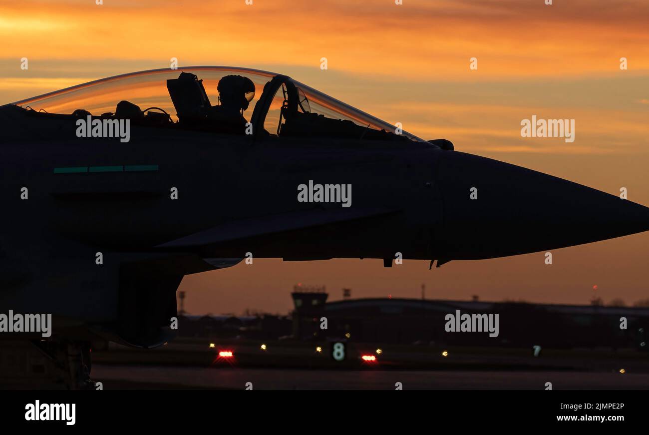 RAF Coningsby Scramble QRA NATO Jets in Defence of Ukraine and NATO ...