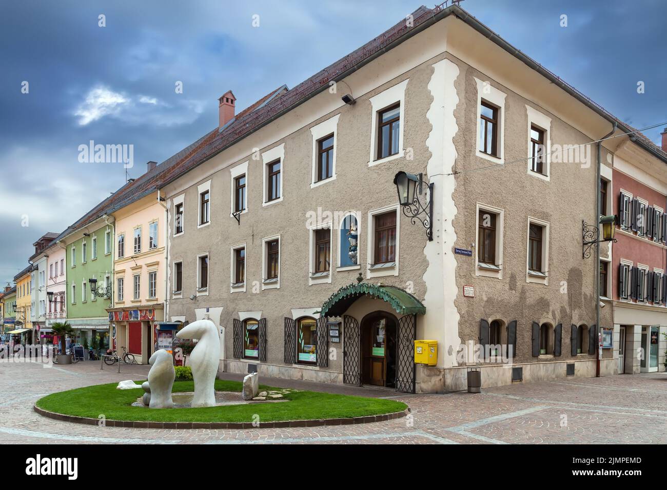 Street in Sankt Veit an der Glan, Austria Stock Photo - Alamy