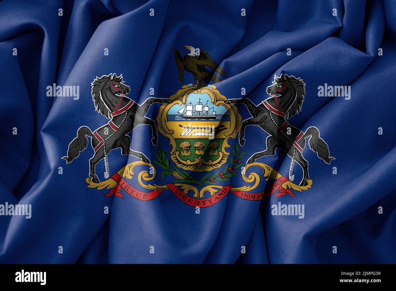 Pennsylvania Flag, USA State Flag Pennsylvania, fabric flag ...