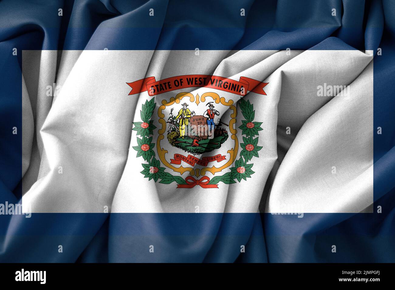 West Virginia Flag, USA State Flag West Virginia, fabric flag West ...