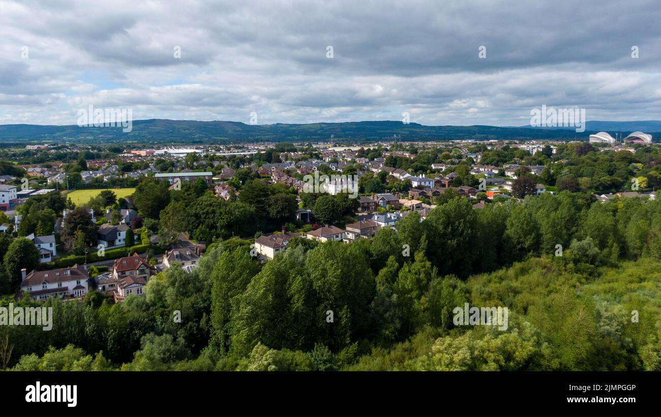 Limerick, Ireland 06-August,2022 view of city, pab facade, store ...