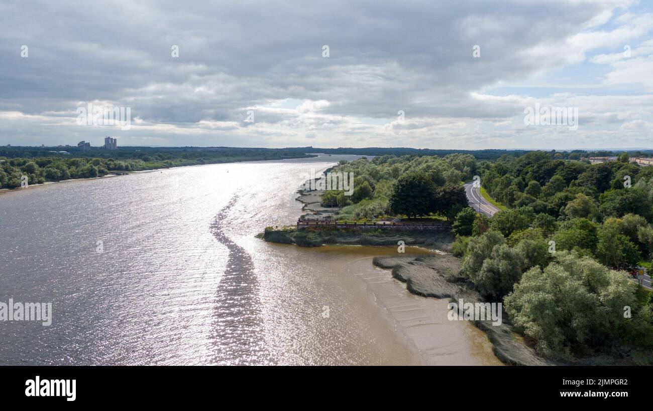 Limerick, Ireland 06-August,2022 view of city, pab facade, store ...