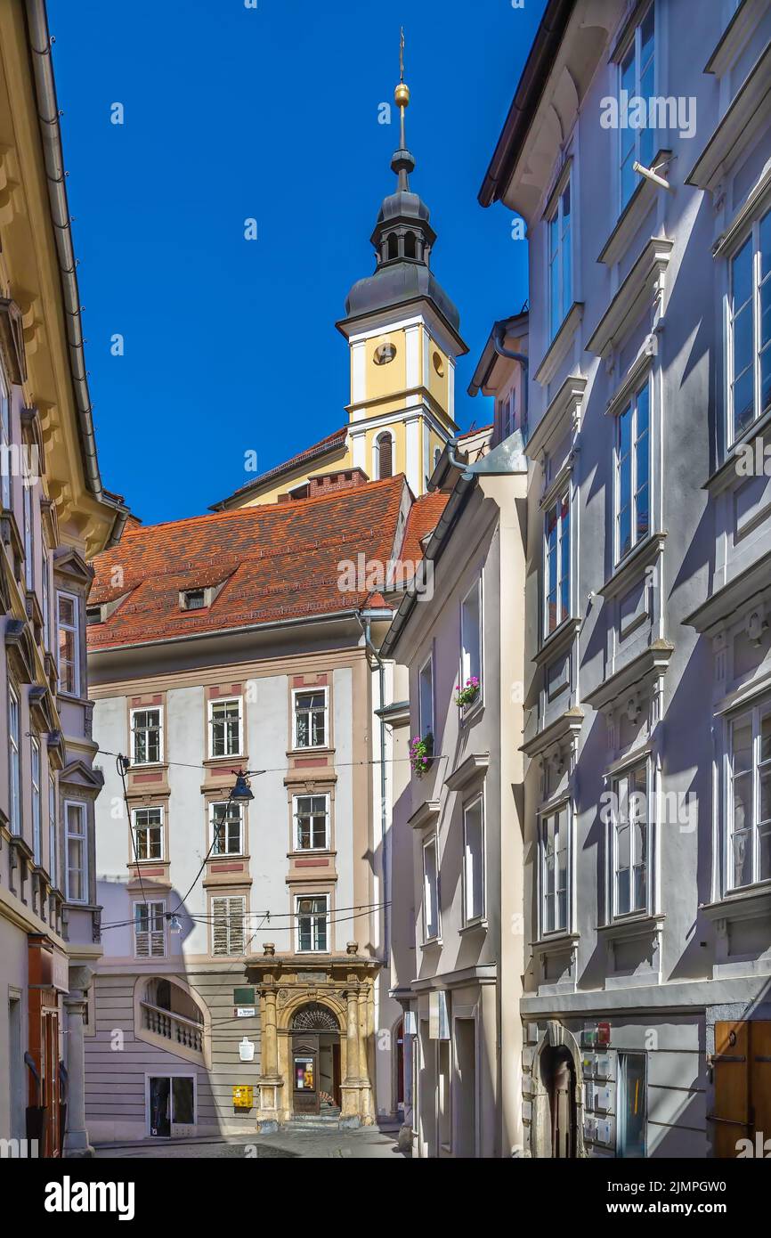 Street in Graz, Austria Stock Photo - Alamy