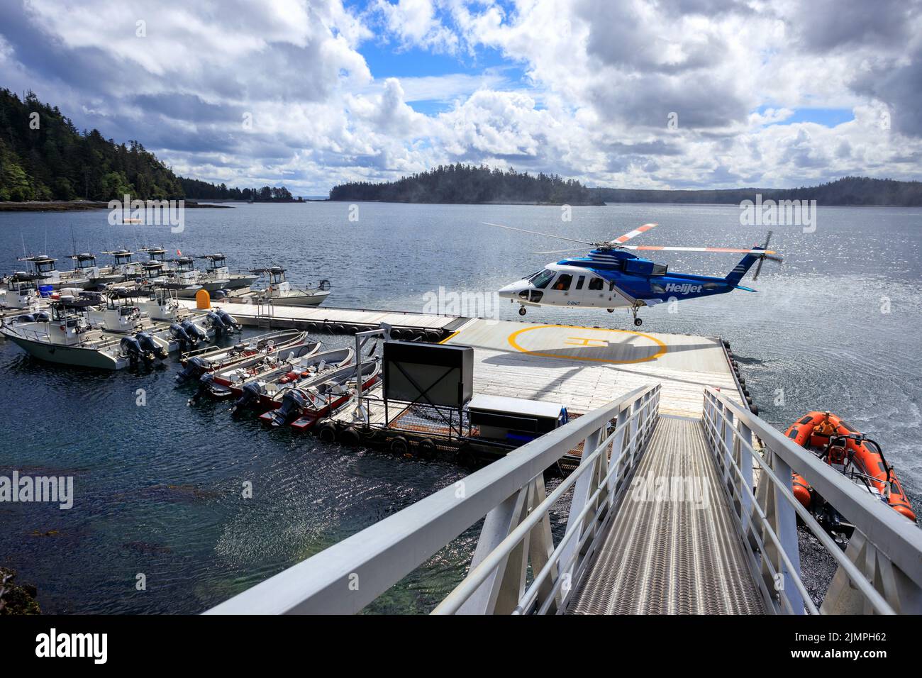 Langara Island, British Columbia, Canada - June 3, 2022: Helijet ...