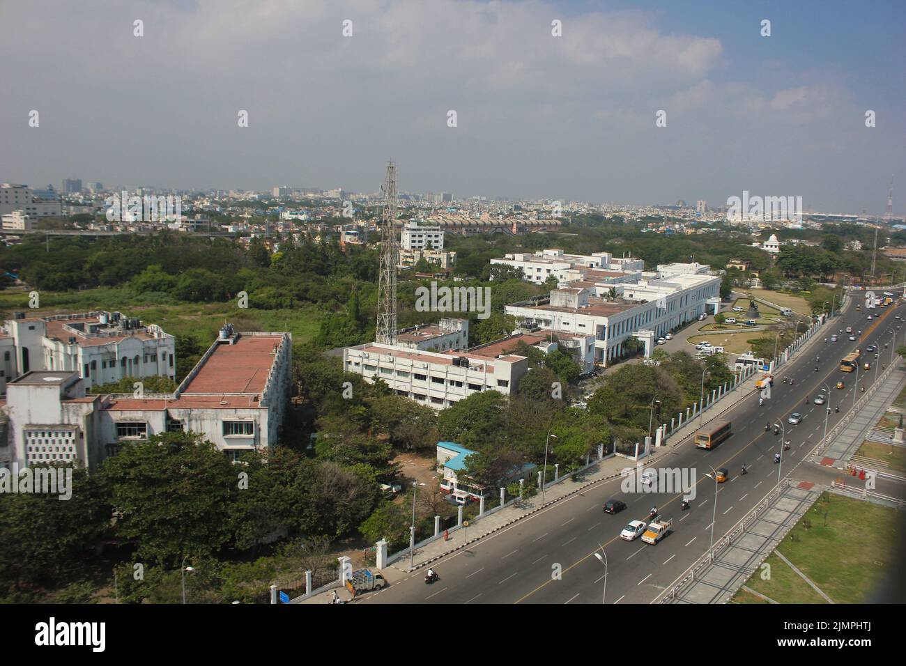 Panoramic view of Chennai, India Stock Photo - Alamy