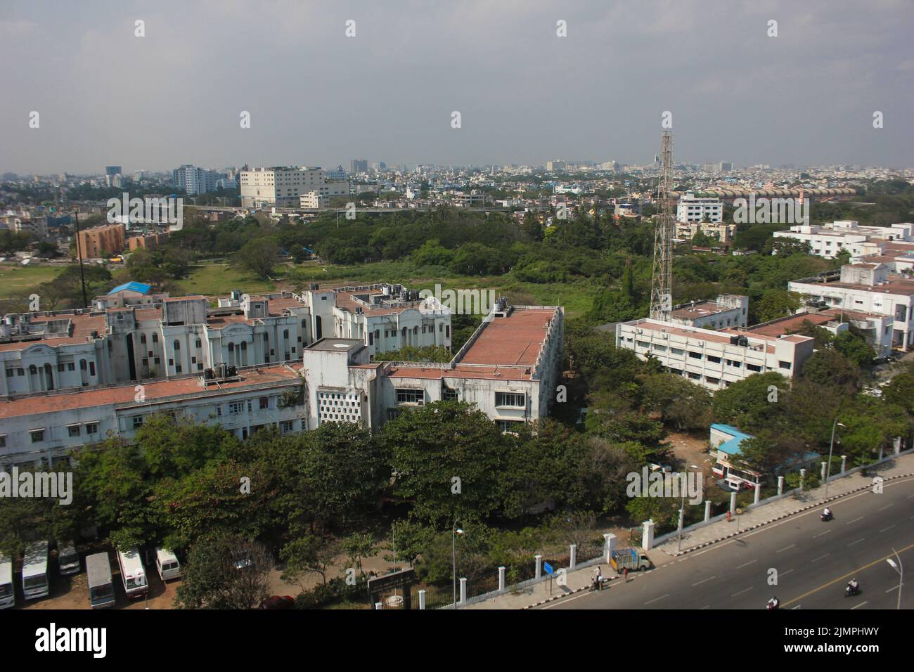 Panoramic view of Chennai, India Stock Photo - Alamy