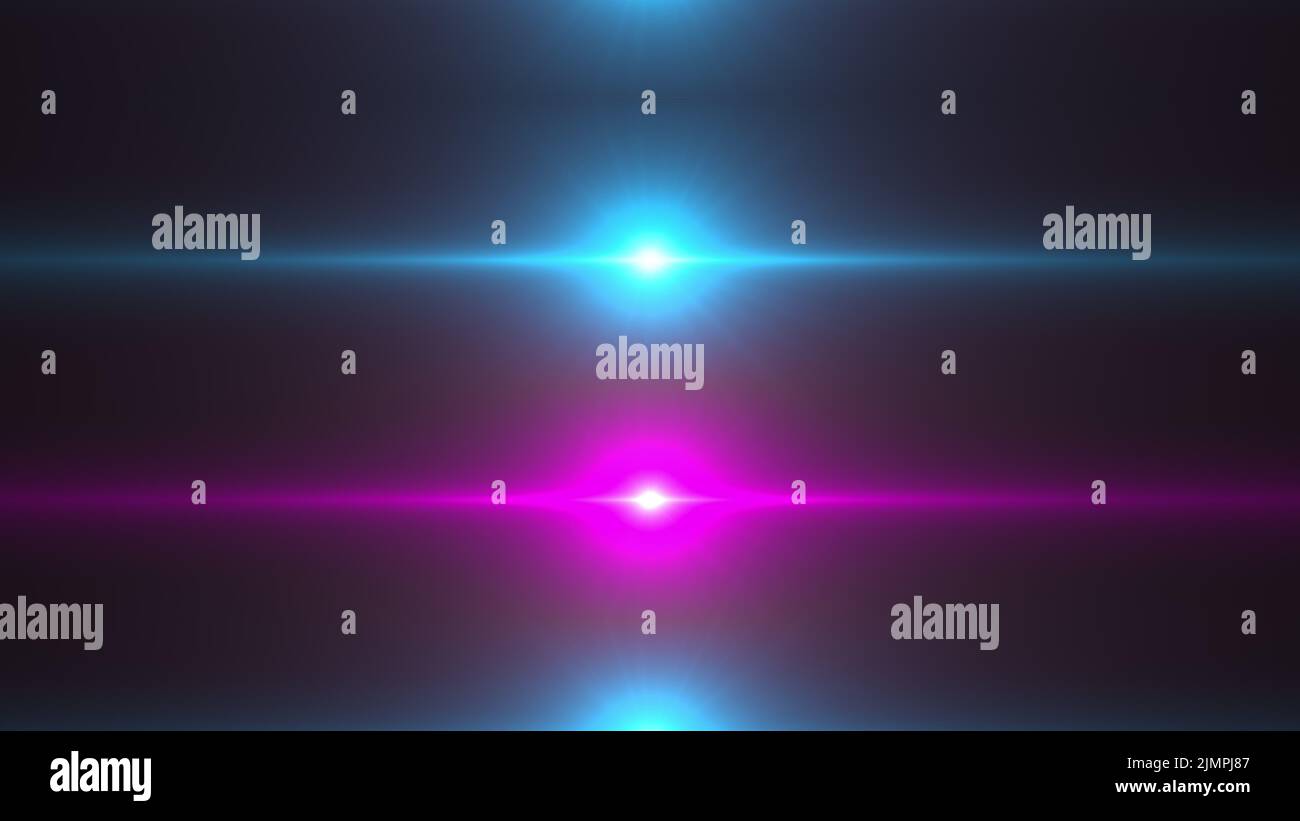 Fractal rays with glowing impulse lights. Computer generated 3d render ...