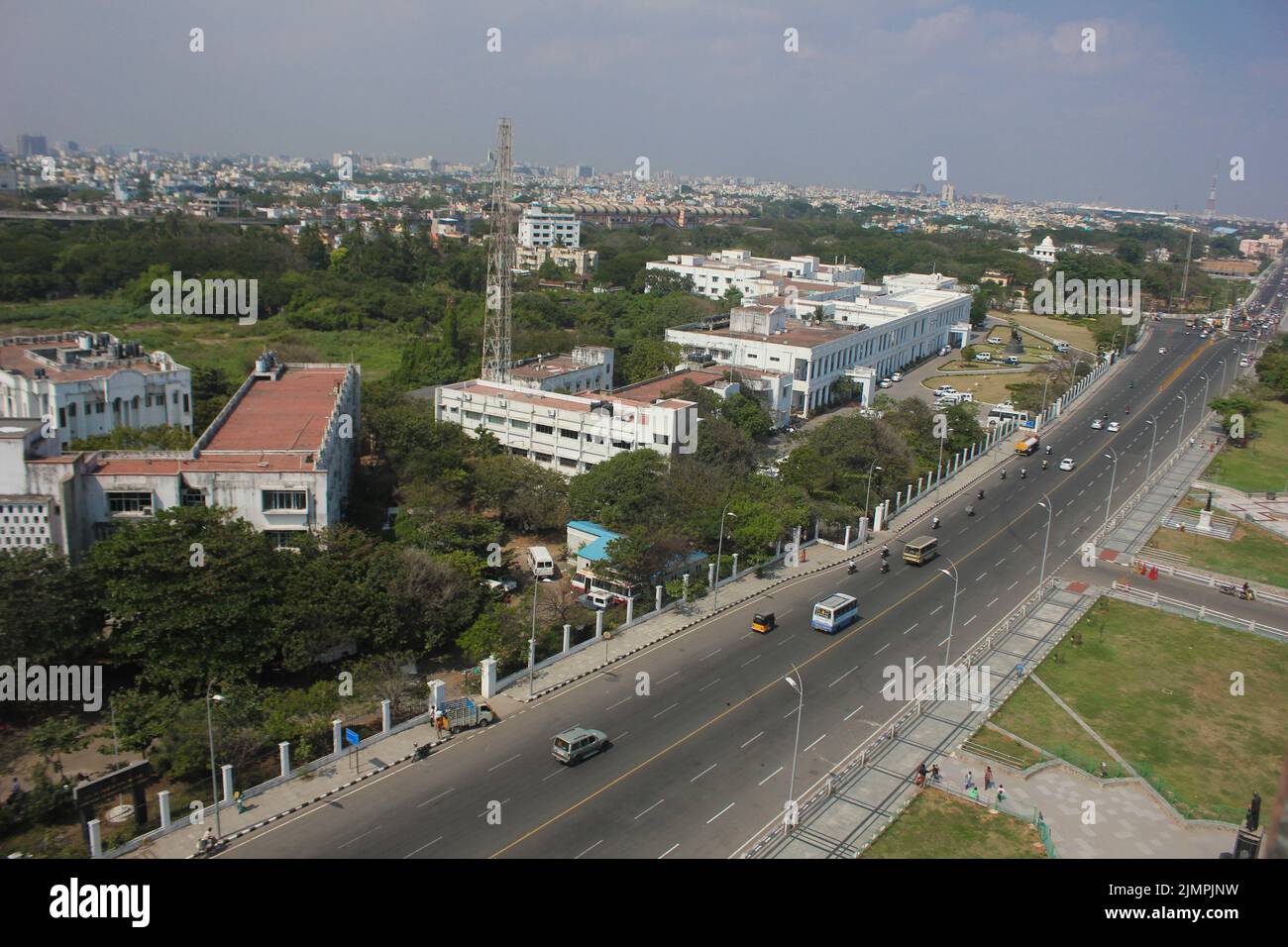Panoramic view of Chennai, India Stock Photo - Alamy
