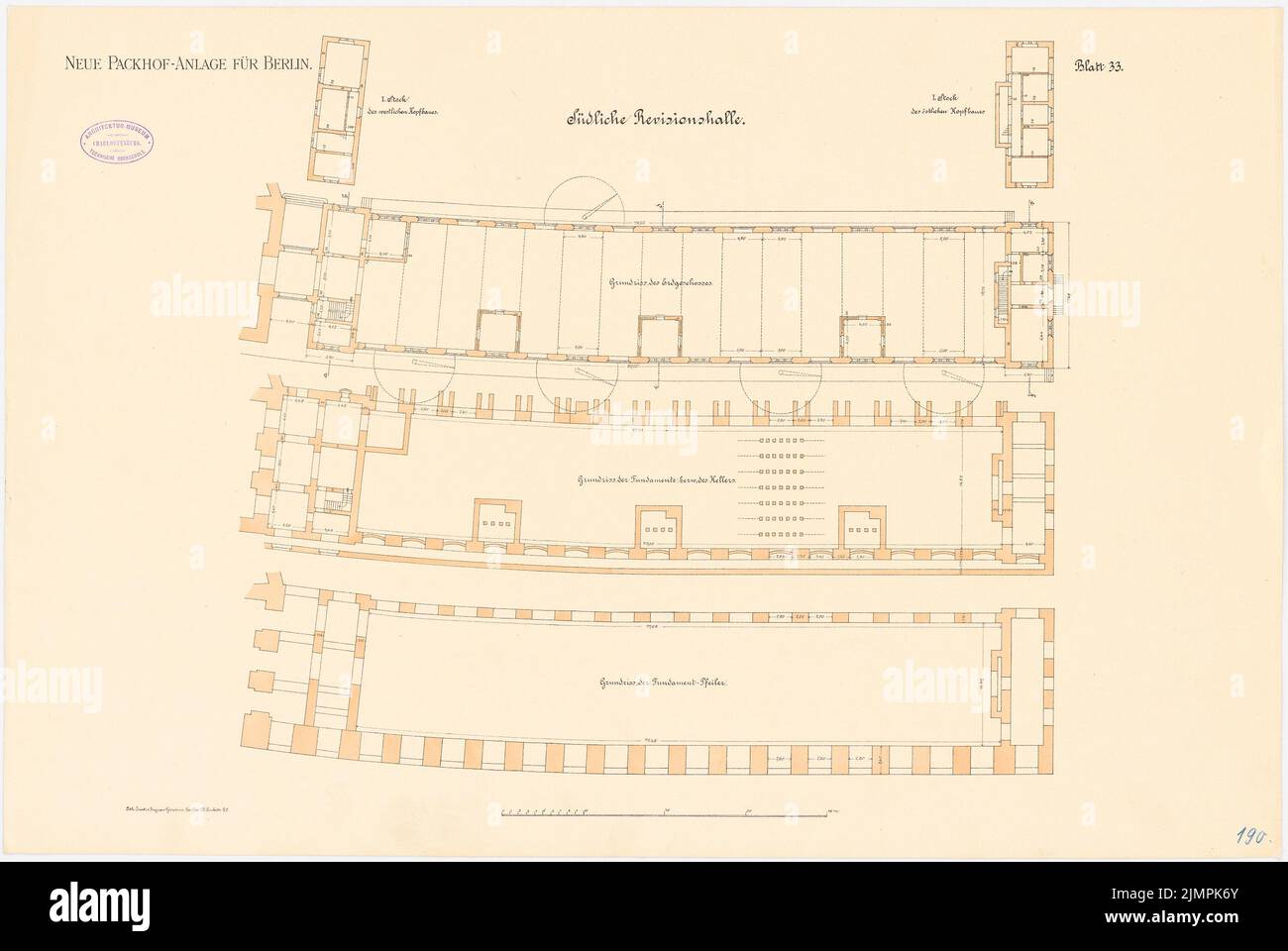 Weber Helmut, new packing yard, Berlin-Moabit (1882-1885): Southern ...