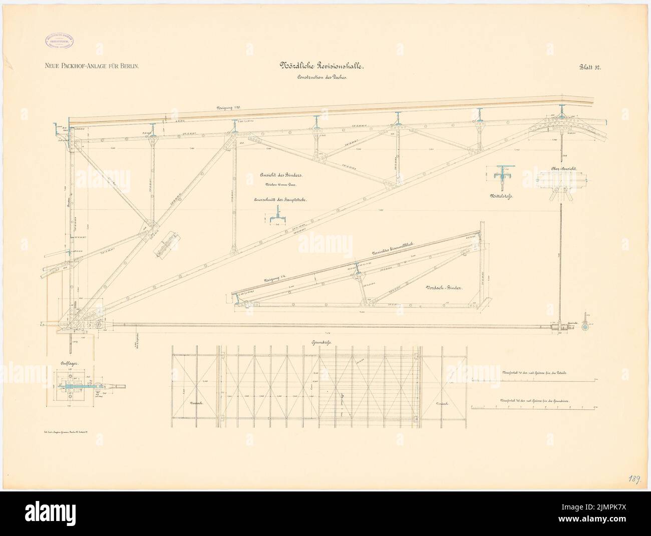 Weber Helmut, new packing yard, Berlin-Moabit (1882-1885): Northern ...