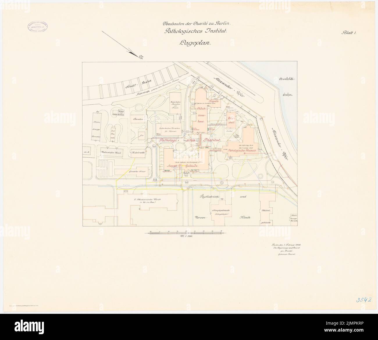 1903 lageplan hi-res stock photography and images - Alamy