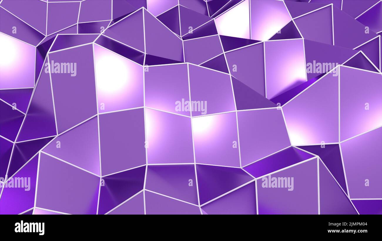 Triangular polygon mesh. Computer generated 3d render Stock Photo - Alamy