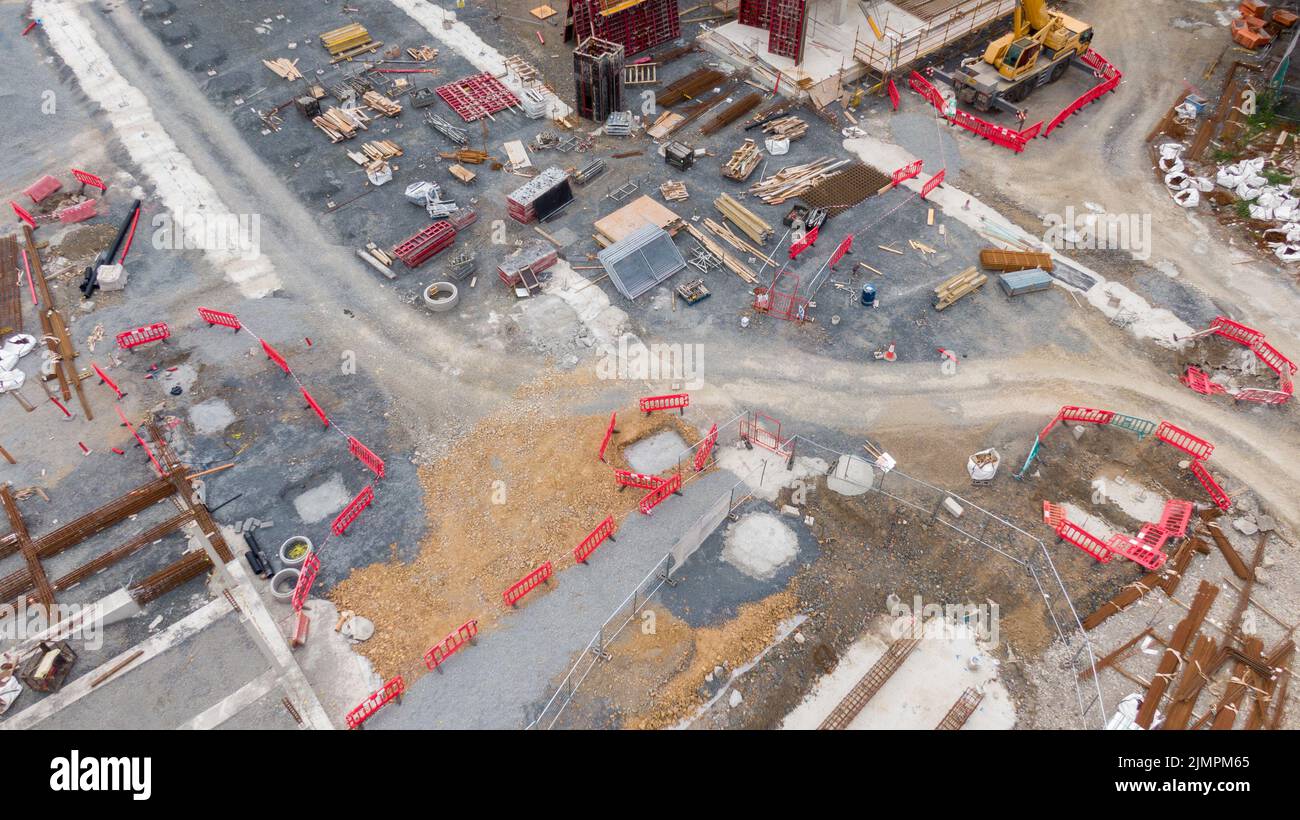Limerick, Clare St., Ireland 06-August,2022 view of the new urban ...