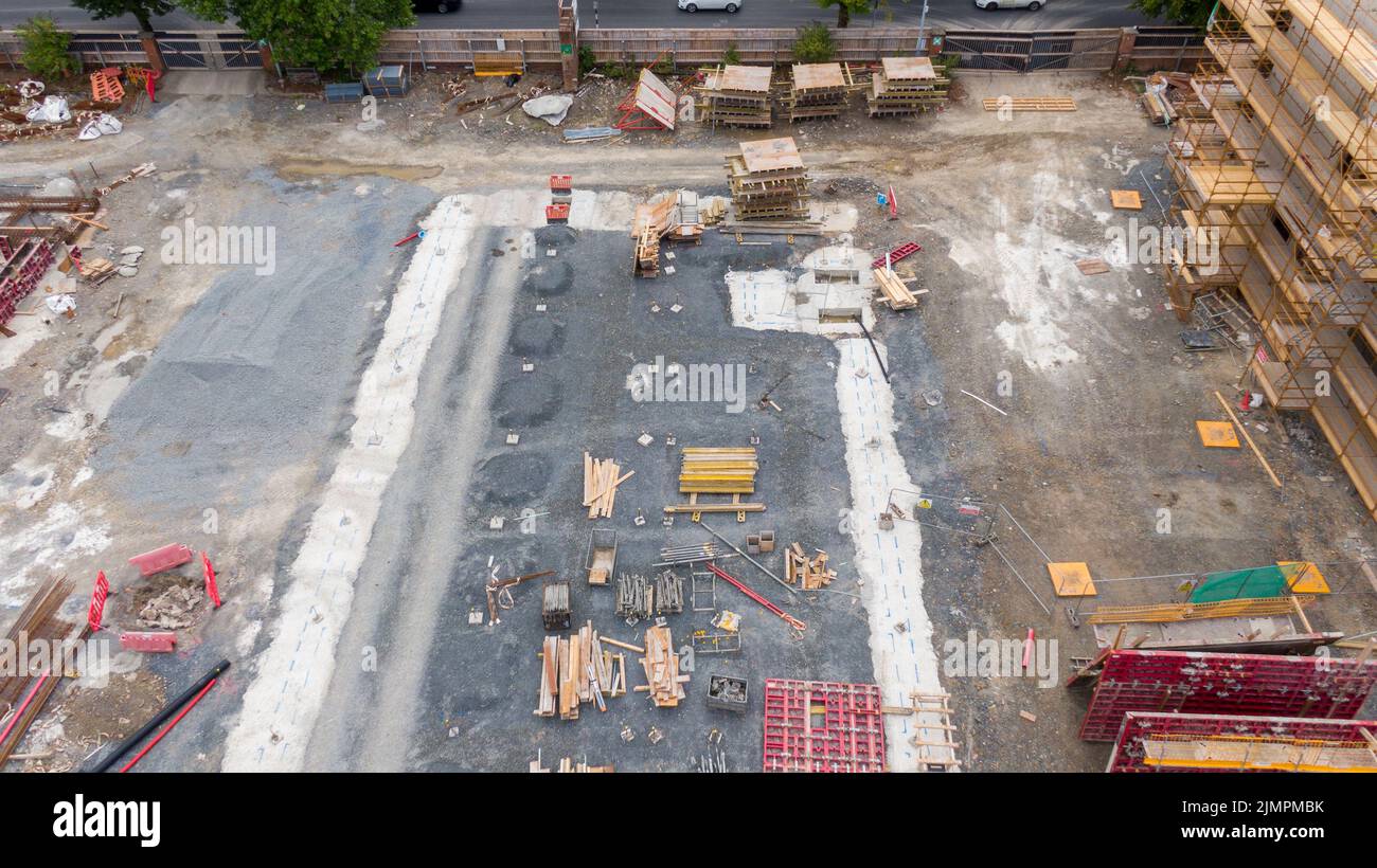 Limerick, Clare St., Ireland 06-August,2022 view of the new urban ...