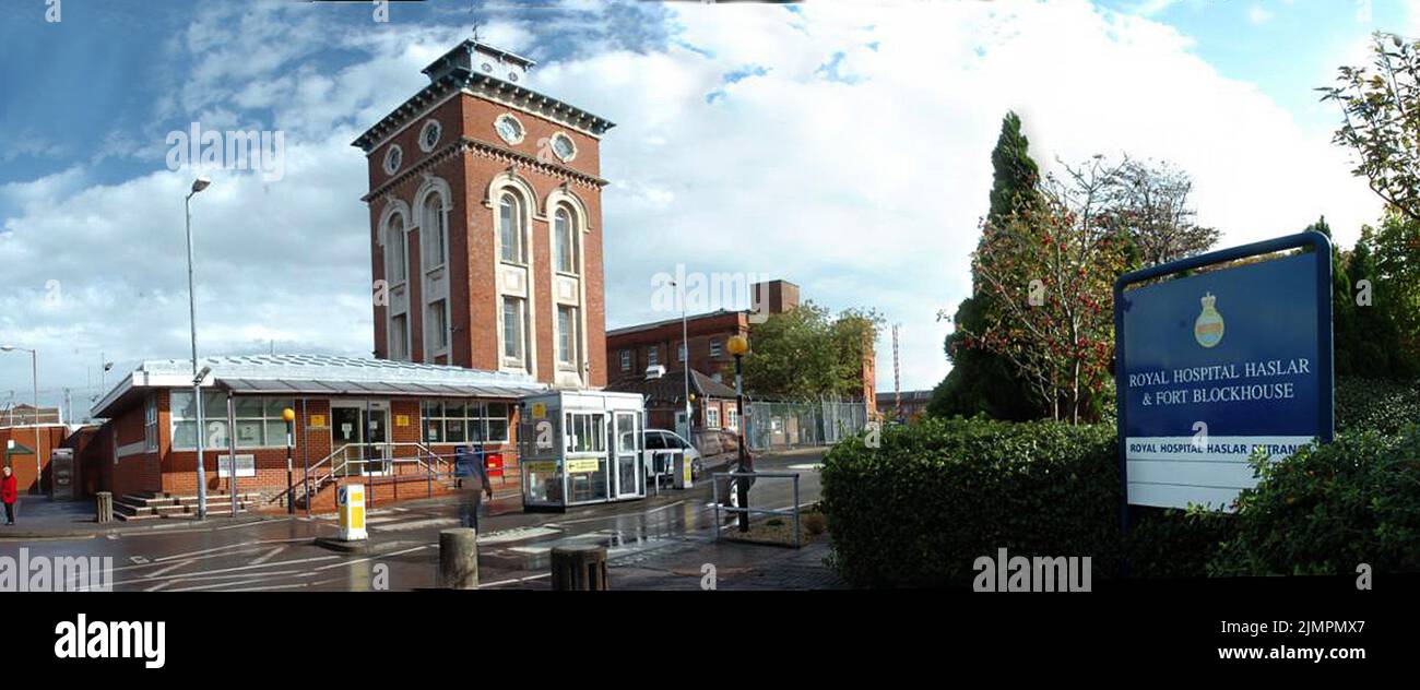 THE ROYAL HOSPITAL HASLAR, GOSPORT, HANTS. PIC MIKE WALKER, 2006 Stock ...