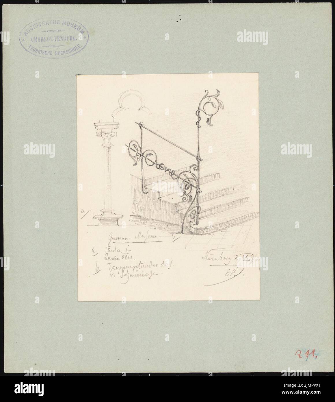 Hoffmann Emil (1845-1901), Germanic Museum Nuremberg (02.09.1893 ...