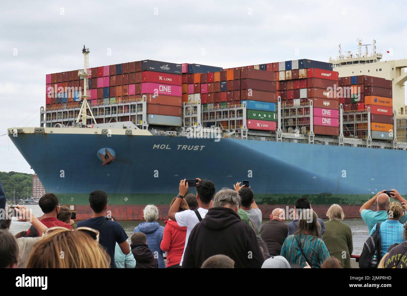 Hamburg, Germany. 22nd July, 2022. The Marshall Islands-flagged ...