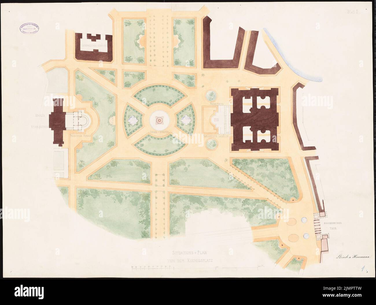 Lageplan konigsplatz 1 hi-res stock photography and images - Alamy