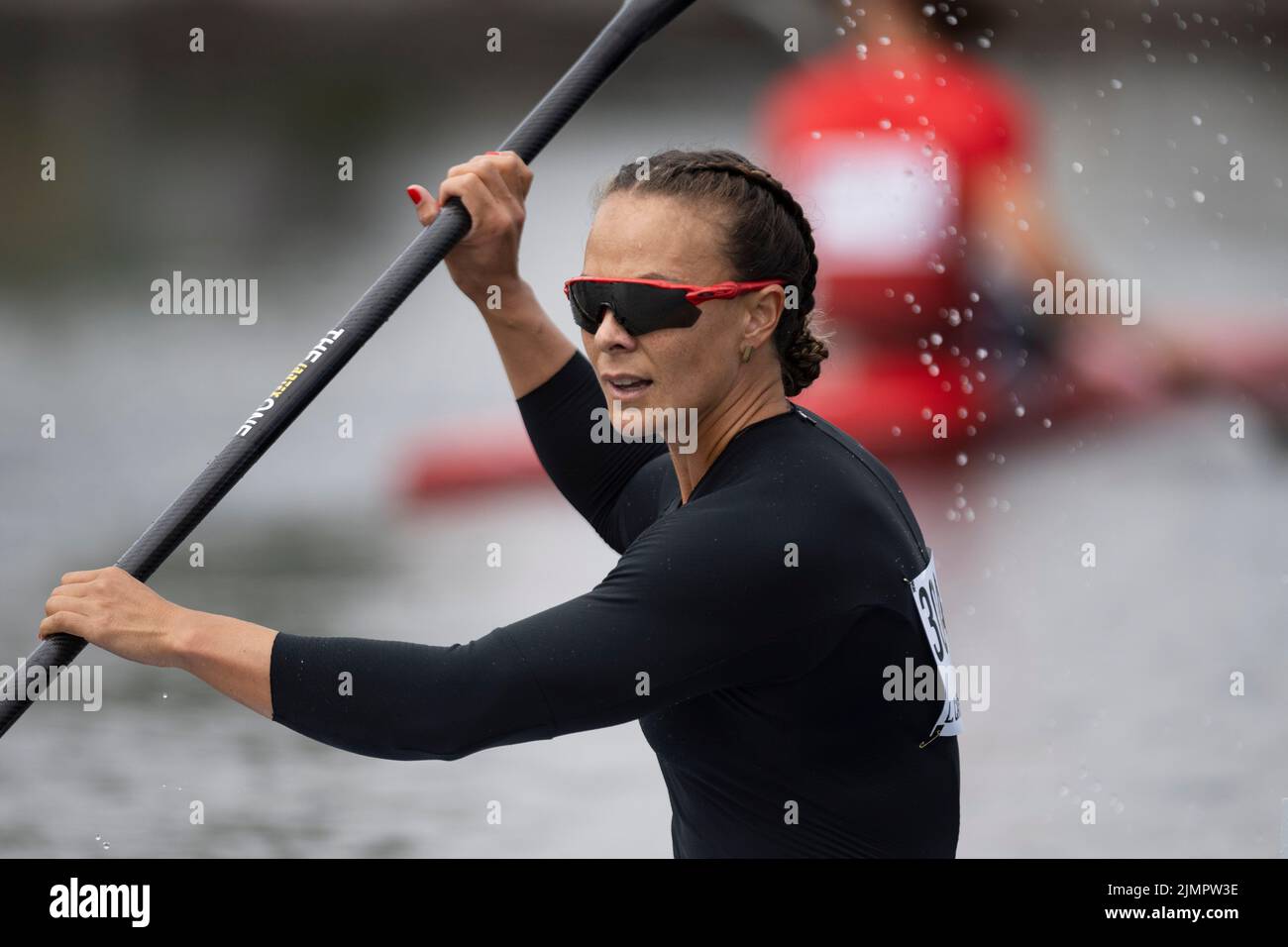 Lisa Carrington, of New Zealand, after winning gold in the K1 women‚Äôs ...